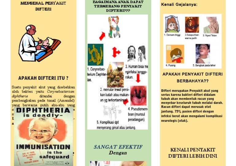 Leaflet Difteri | PDF