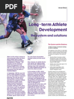 Long Term Athlete Development, Trainability in Childhood - I Balyi ...