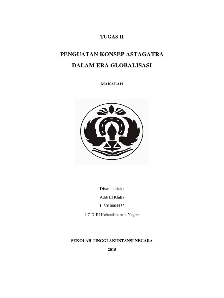 Makalah PKn-penguatan Konsep Astagatra Dalam Era Globalisasi | PDF