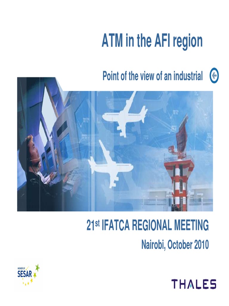 Thales Presentation | PDF | Air Traffic Control | Avionics