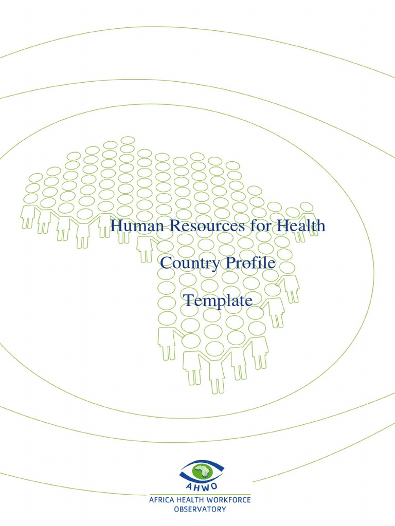 Human Resources For Health Country Profile Template | PDF | Health ...