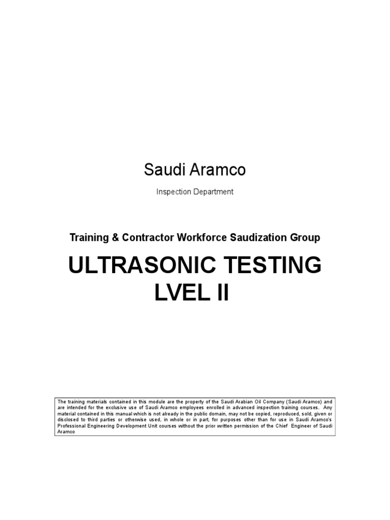 Ndt203-Ut Level II | PDF | Wavelength | Waves