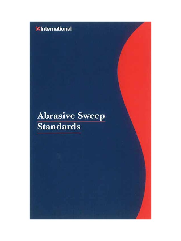 Abrasive Sweep Standards | PDF