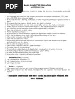 Parts of A Computer Case Labelled Diagram | PDF | Computers