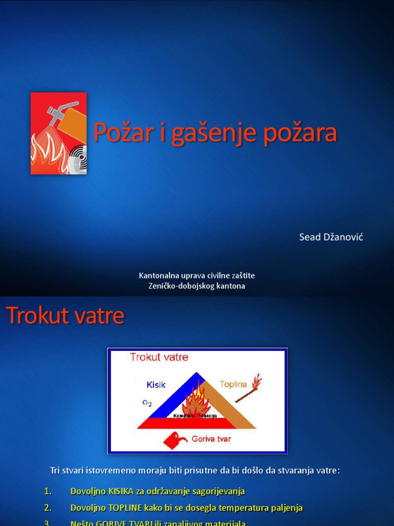Pozar I Gasenje Pozara PDF | PDF
