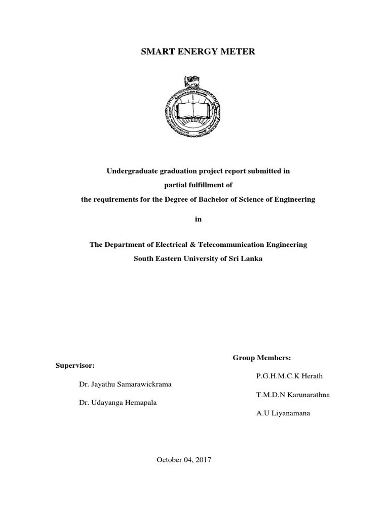 Smart Energy Meter | PDF | Microcontroller | Kilowatt Hour