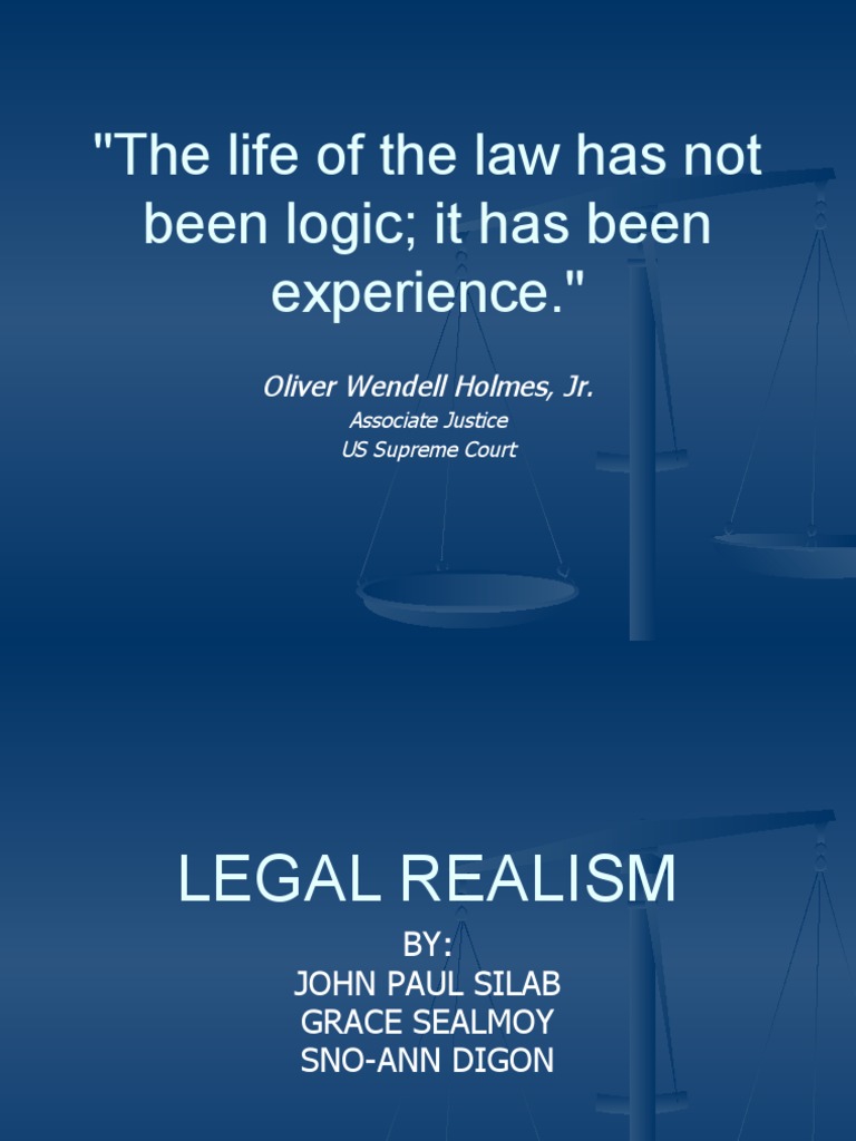 Legal Realism | PDF | Jurisprudence | Natural Law