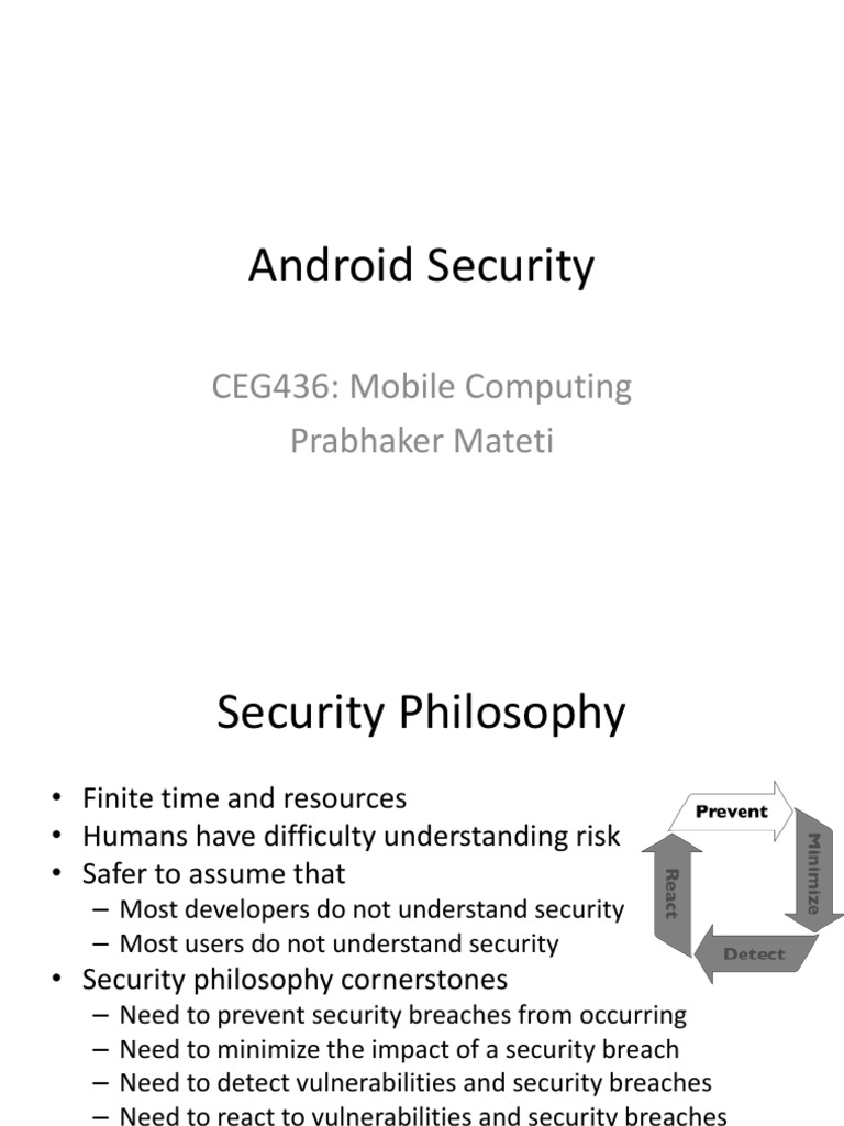 PM Android Security | PDF | Android (Operating System) | Subscriber ...