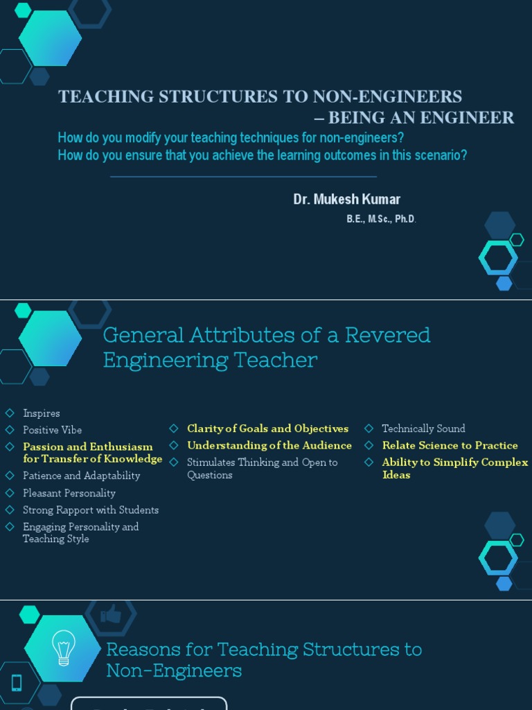 Teaching Structures To Non-Engineers - Being An Engineer | PDF | Design ...
