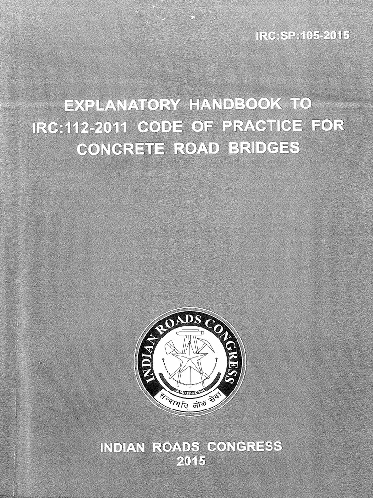 IRC SP 105 2015 Explanatory Handbook To IRC 112 2011 | PDF | Reliability Engineering | Risk