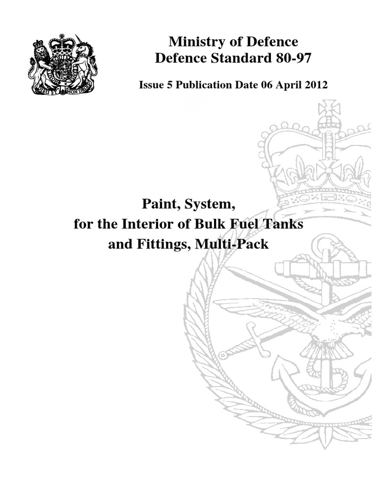 Def Stan 80-97 | PDF | Paint | Varnish
