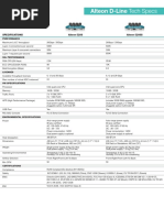 Alteon D Line 5820 5424 Tech Spec | PDF | Central Processing Unit ...