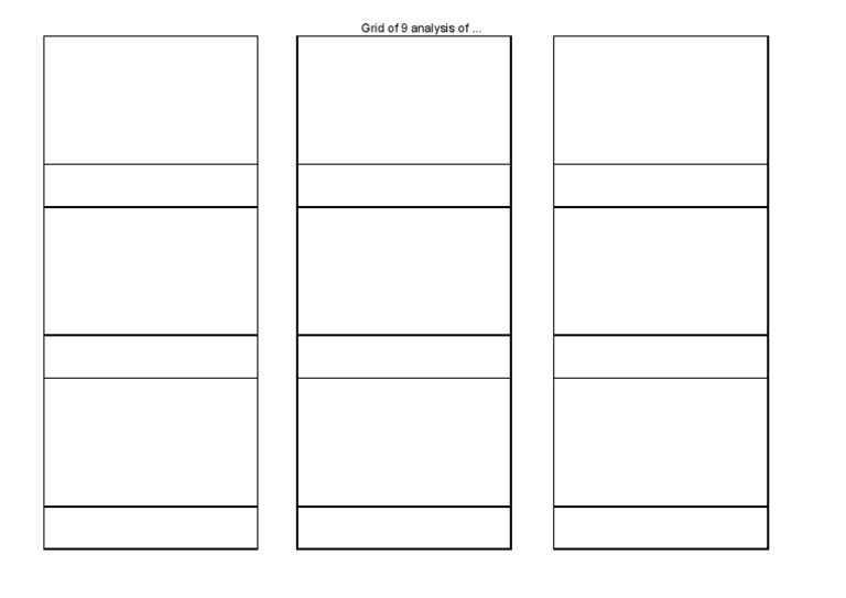 Blank Grid of 9 | PDF