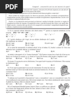 Subiecte Clasa I La Canguraşul Matematician | PDF