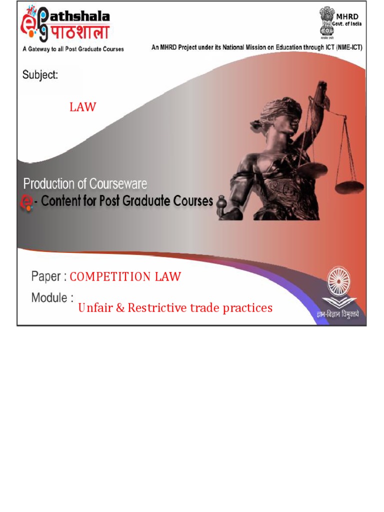 RTP | PDF | Competition | Consumer Protection