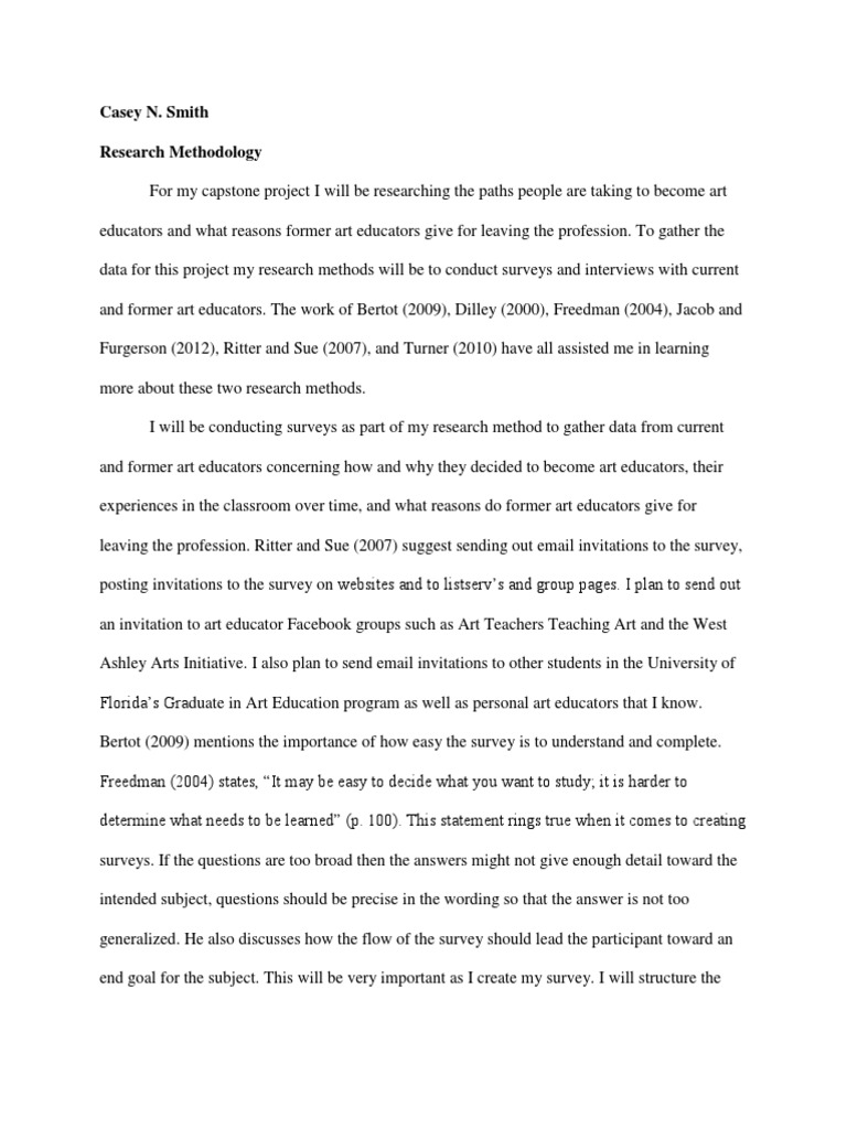 Smith Methodology | PDF | Interview | Epistemology