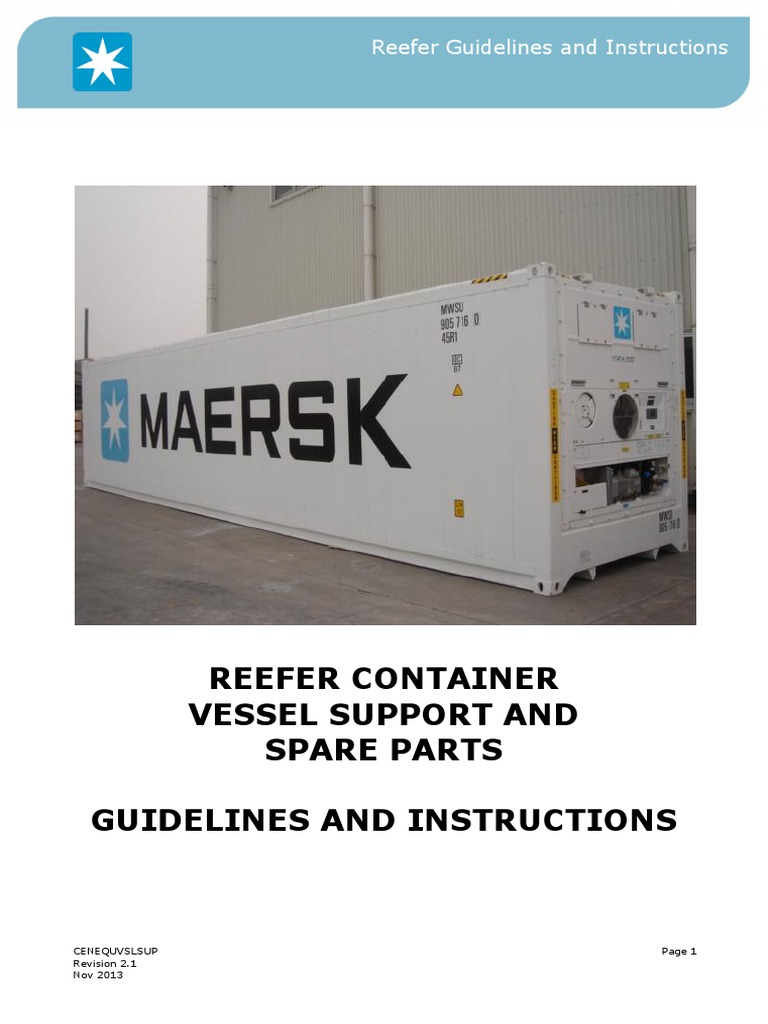 Reefer Guidelines Ver 2.1 Nov 2013 | PDF | Usb | Cargo