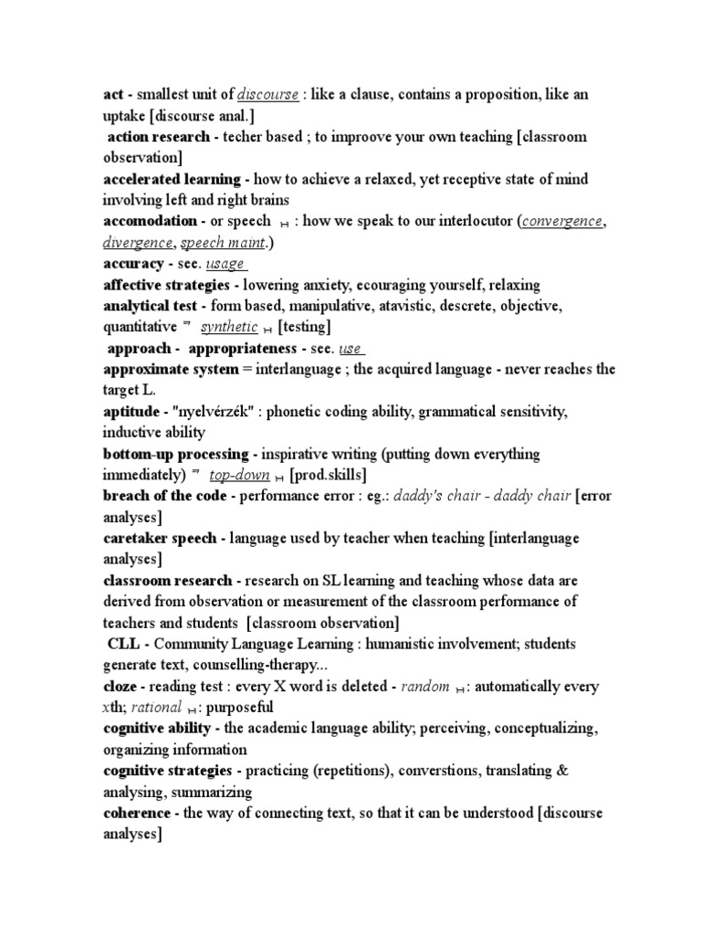 Convergence, Divergence, Speech Maint.) | PDF | English As A Second Or ...