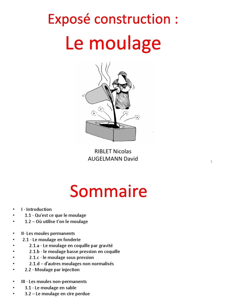 Moulage | PDF | Industries | Métaux