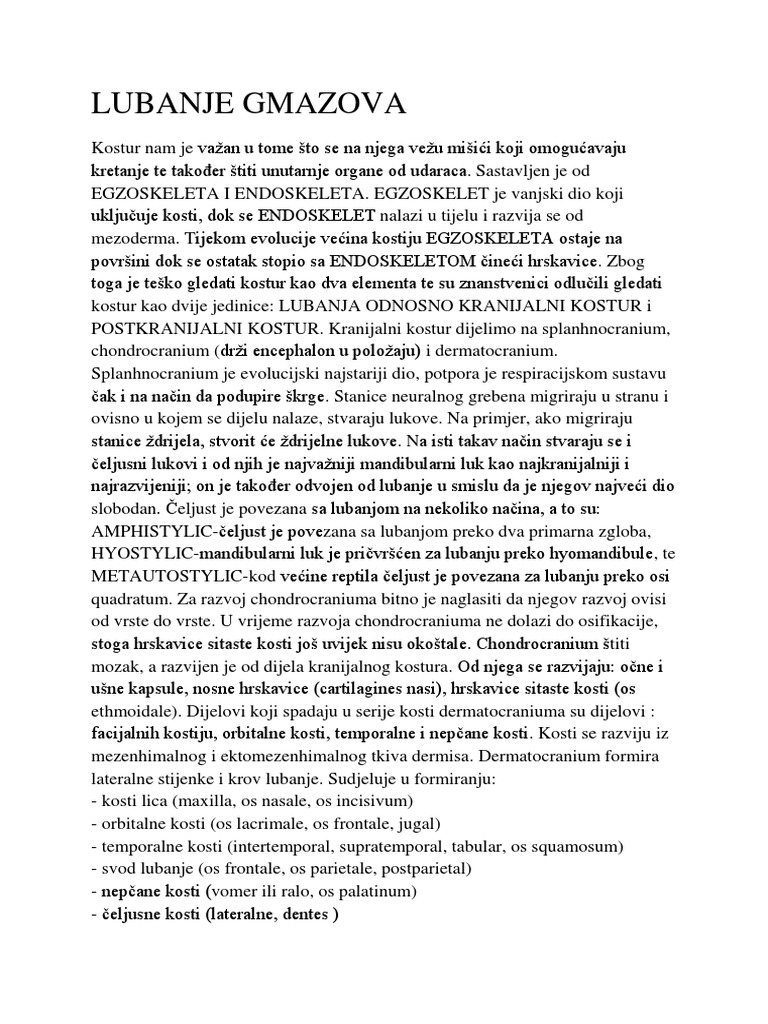 Lubanja Gmazova | PDF