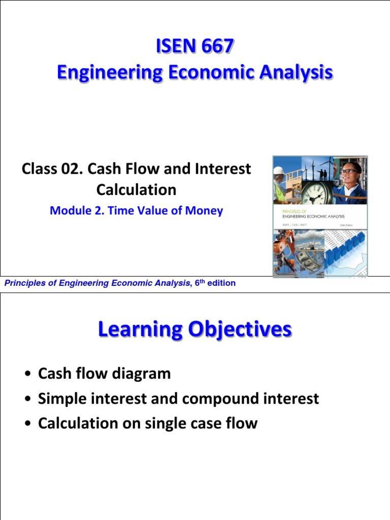 ISEN 667 Engineering Economic Analysis: Class 02. Cash Flow and ...