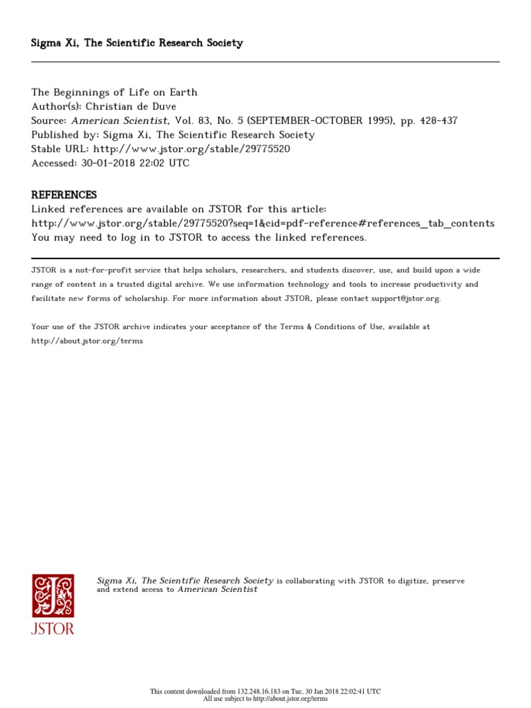 Sigma Xi, The Scientific Research Society American Scientist | PDF ...