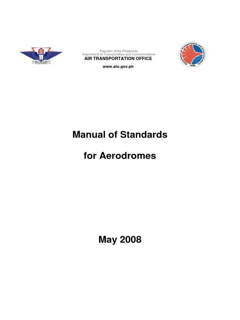Manual of Standards For Aerodromes | PDF | Runway | Airport