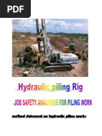 Piling Hazards and Risks | PDF | Deep Foundation | Risk Management