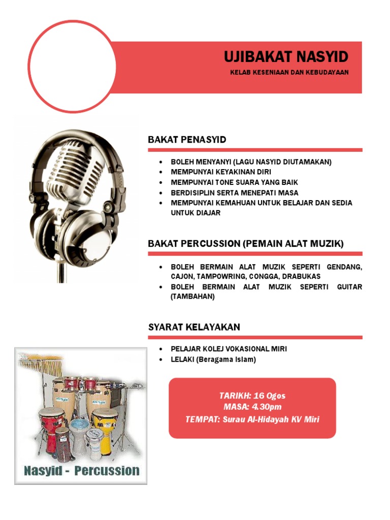 Iklan Ujibakat Nasyid 1 | PDF