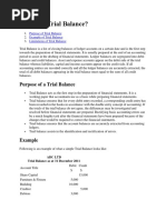 Trial Balance | PDF | Debits And Credits | Expense