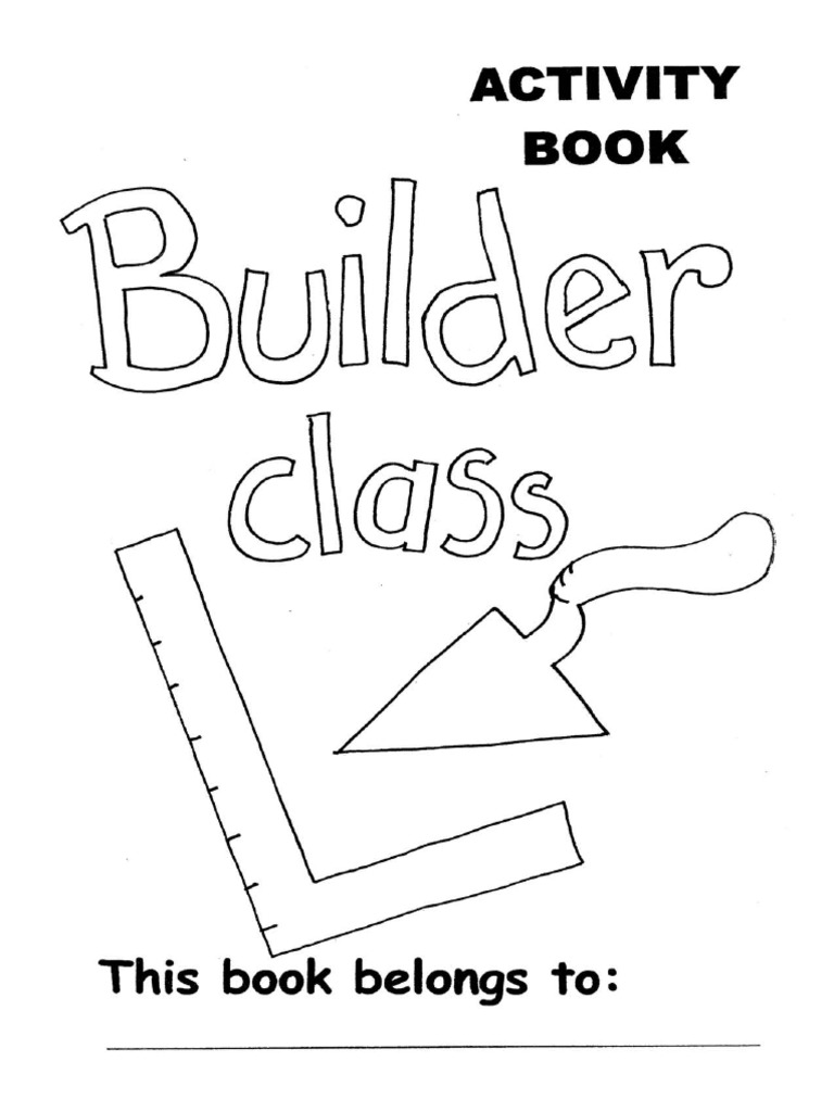 Builders Activity Book | PDF | Adventism | Christian Organizations