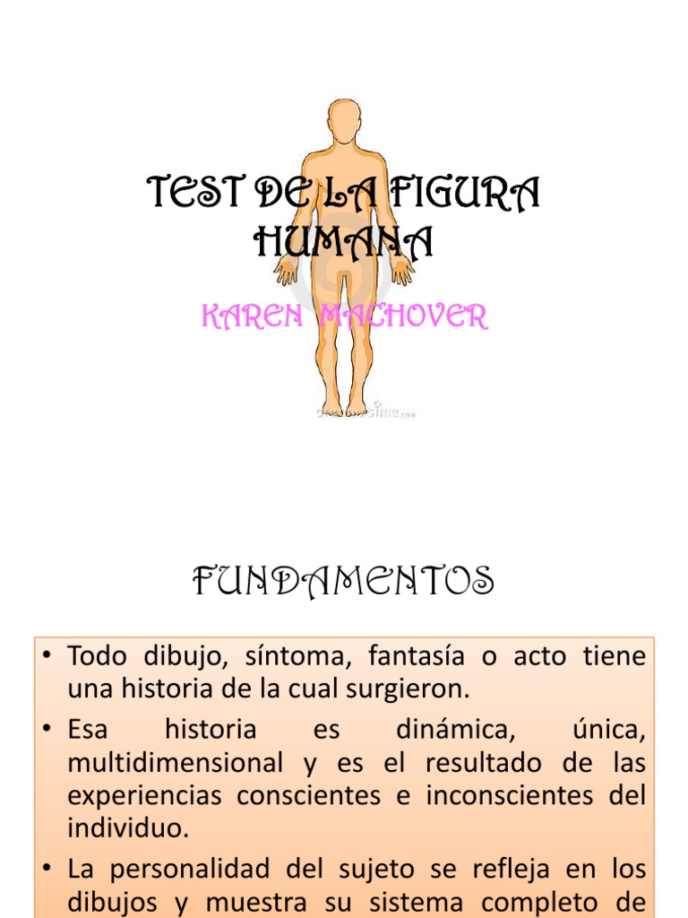 Test de La Figura Humana Machover | PDF | Dibujo | Ciencias del ...