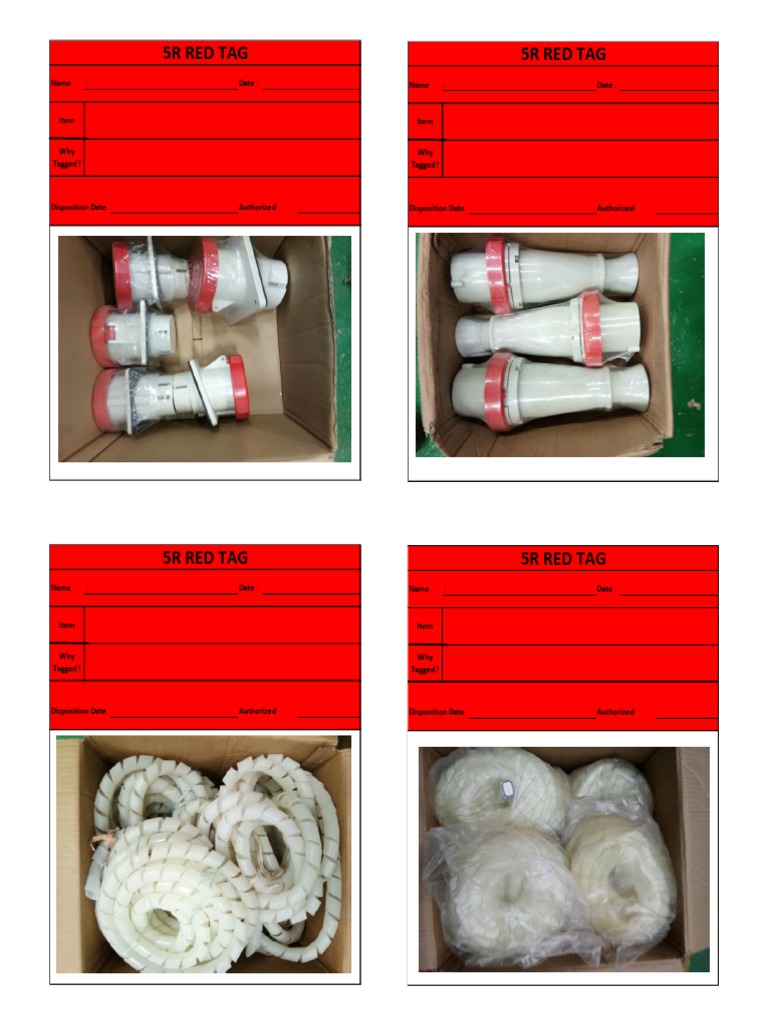 5R Red Tag 5R Red Tag: Name: Date: Name: Date | PDF