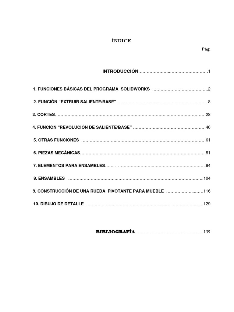 Guía Básica de SolidWorks para Principiantes | PDF | Geometría ...
