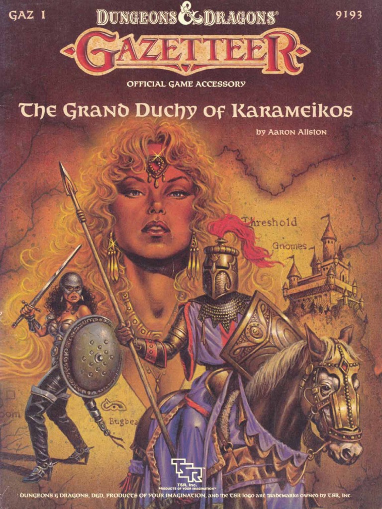 GAZ1 - Grand Duchy of Karameikos | PDF | Dungeons & Dragons | Gary ...