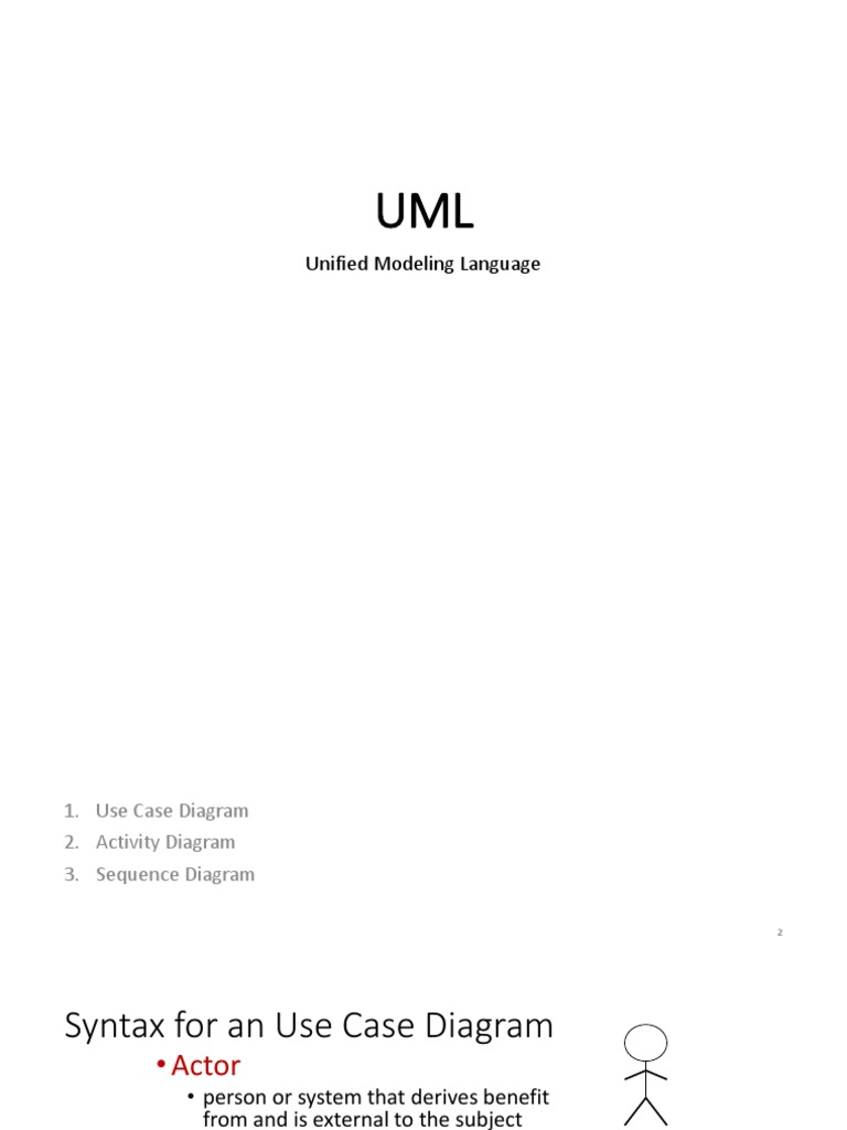 Unified Modeling Language | PDF | Use Case | Unified Modeling Language