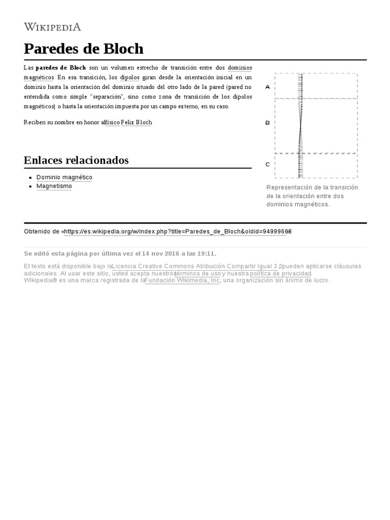 Paredes de Bloch | PDF