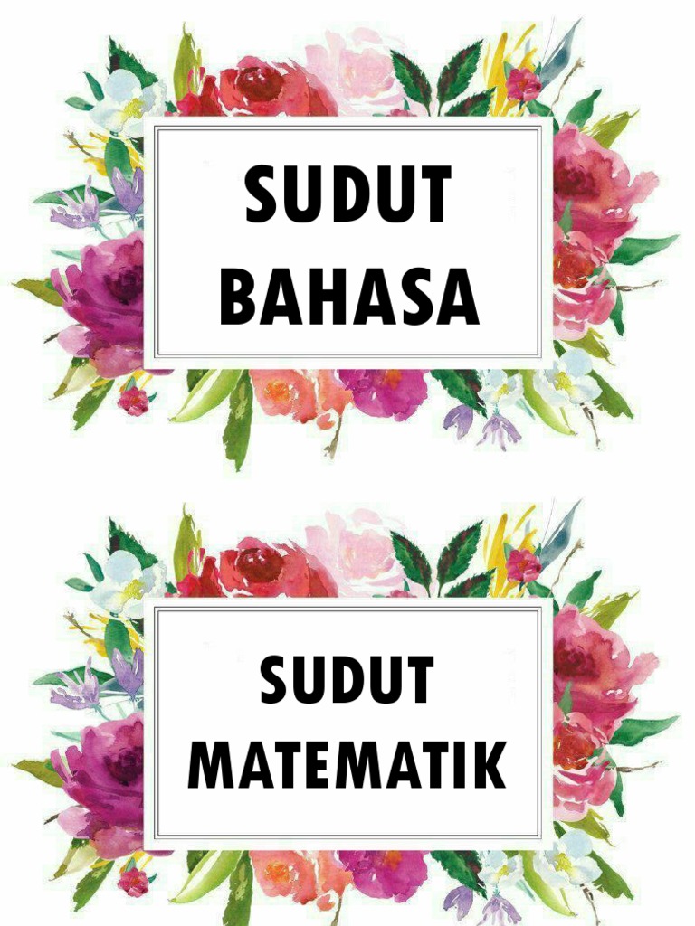 Design Frame Sudut | PDF