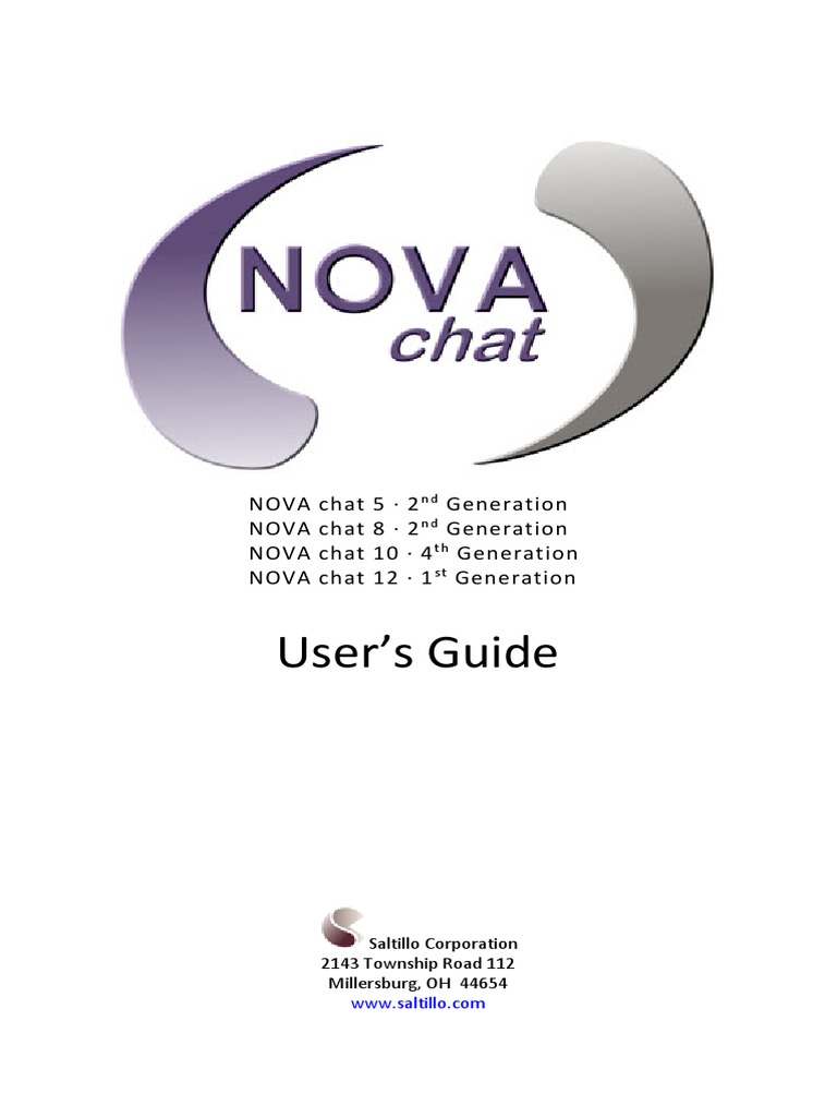 Nova Chat User Guide | PDF | Usb | Battery Charger