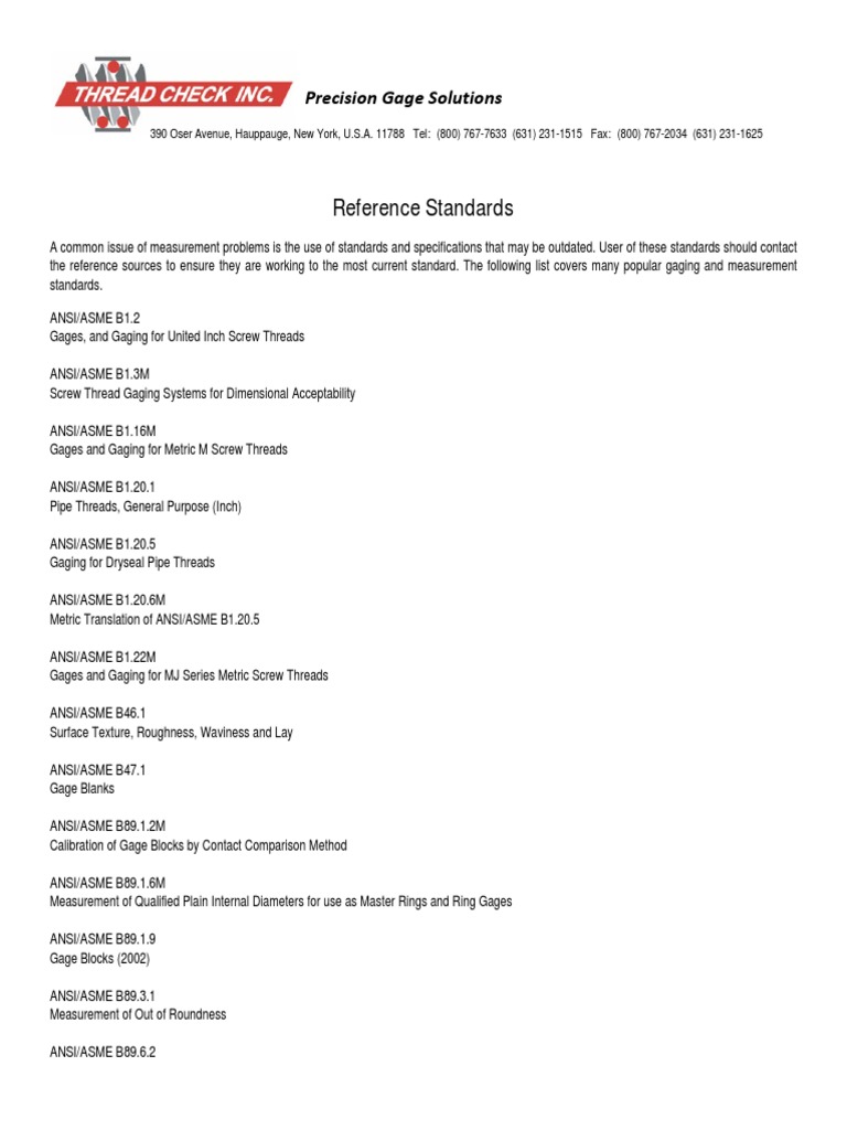 Reference Standards PDF | Download Free PDF | Pipe (Fluid Conveyance ...