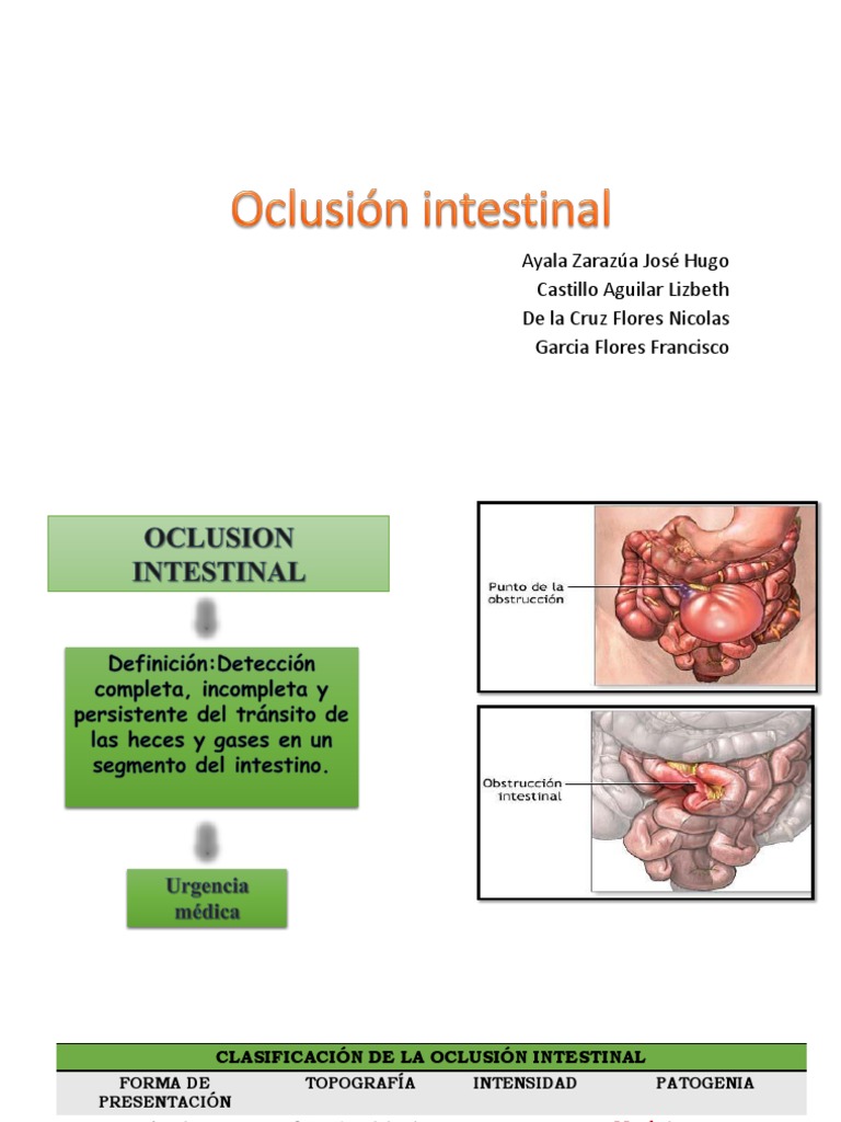 3. Oclusión Intestinal | Rtt | Especialidades Medicas