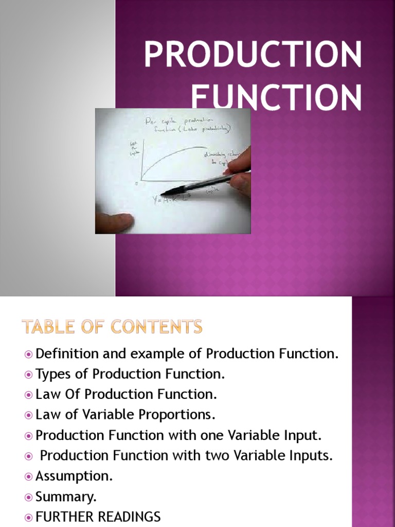 Production Function Ok | PDF | Production Function | Labour Economics