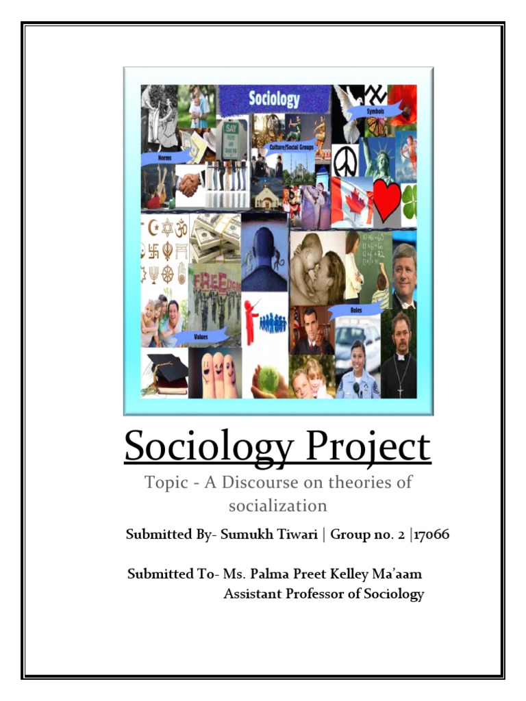 Sociology Project: Topic - A Discourse On Theories of Socialization ...
