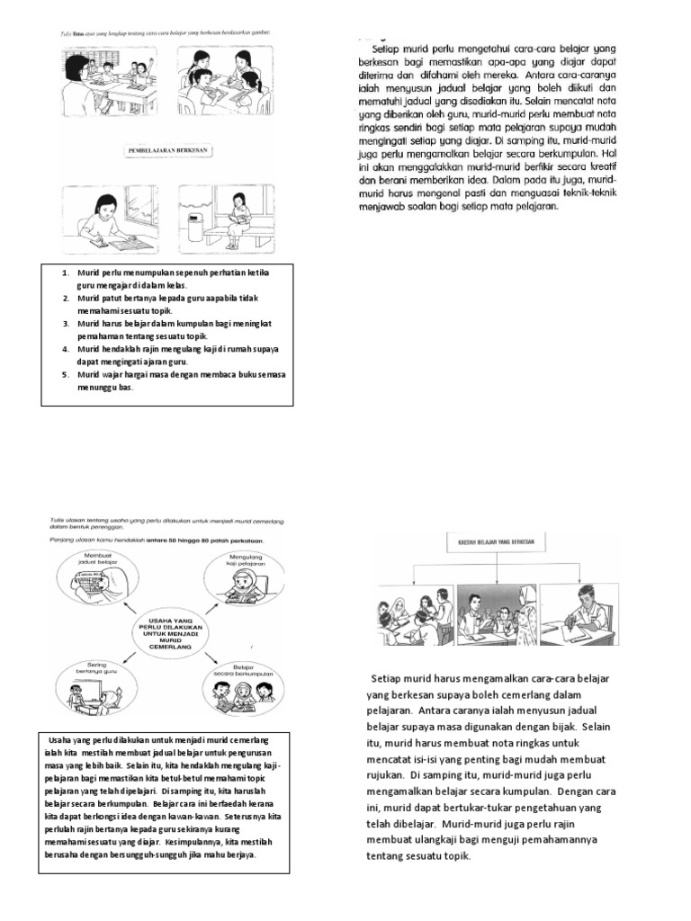 Ulasan Buat Ayat Murid Cemerlang 1 | PDF