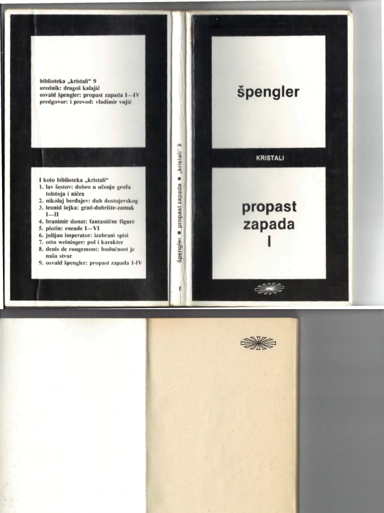 Oswald Propast-Zapada-Tom1 PDF | PDF