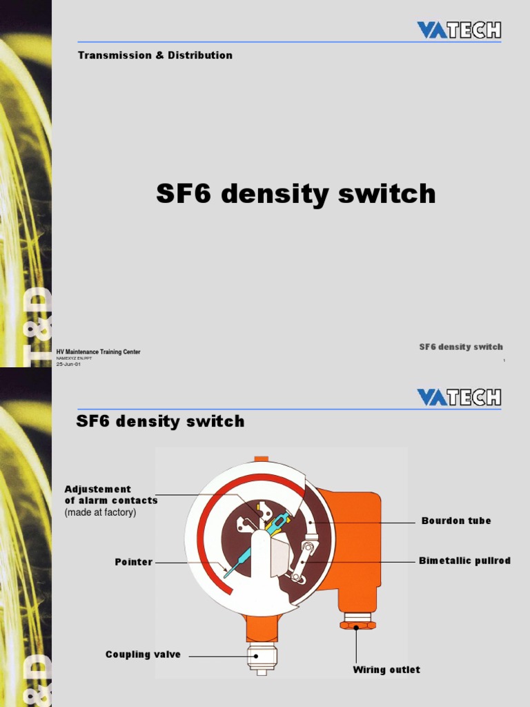 SF6 Density Switch - Pps | PDF