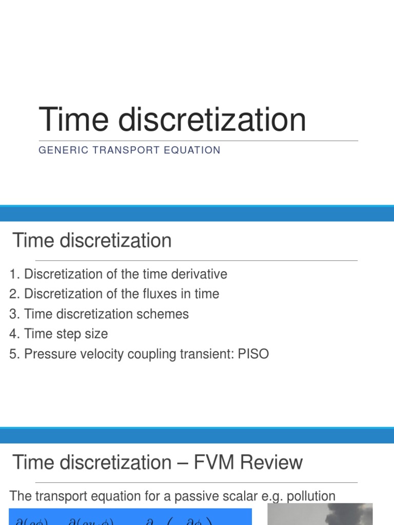 Time Discretization | PDF | Diffusion | Mechanics