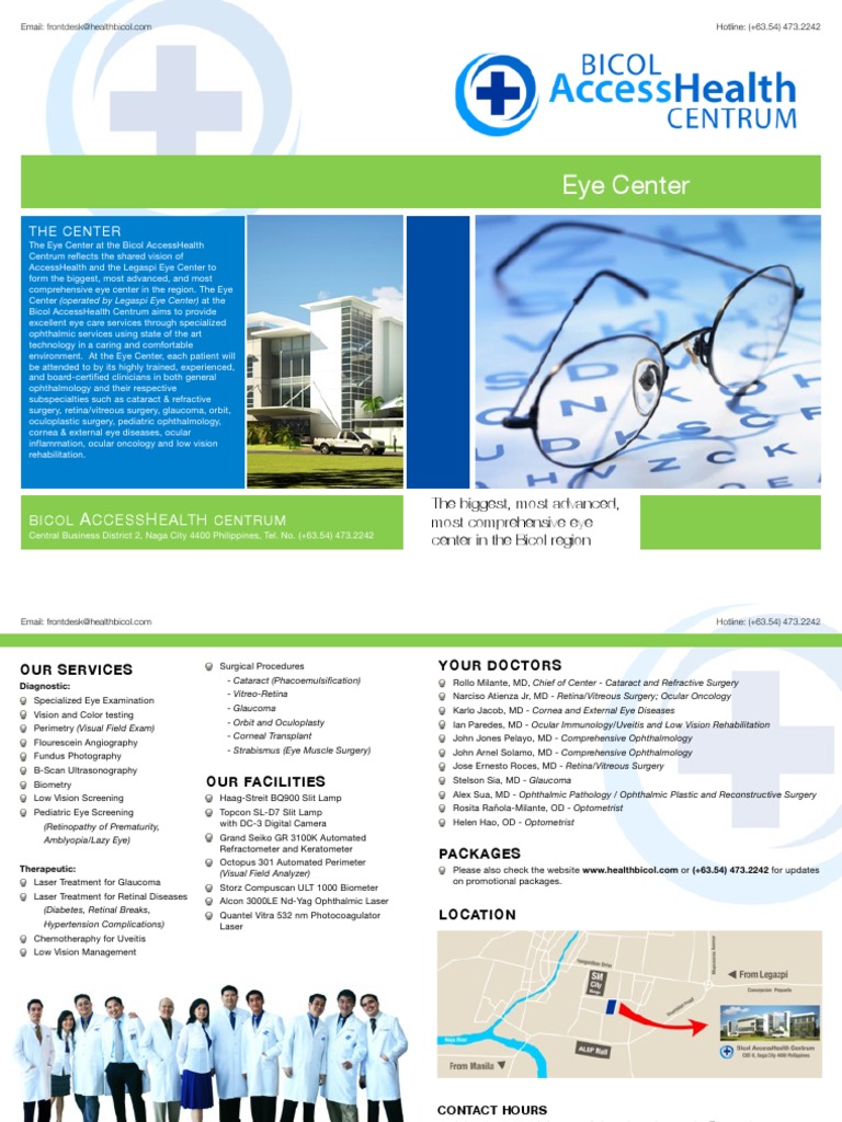Brochure Eye | PDF | Ophthalmology | Optometry