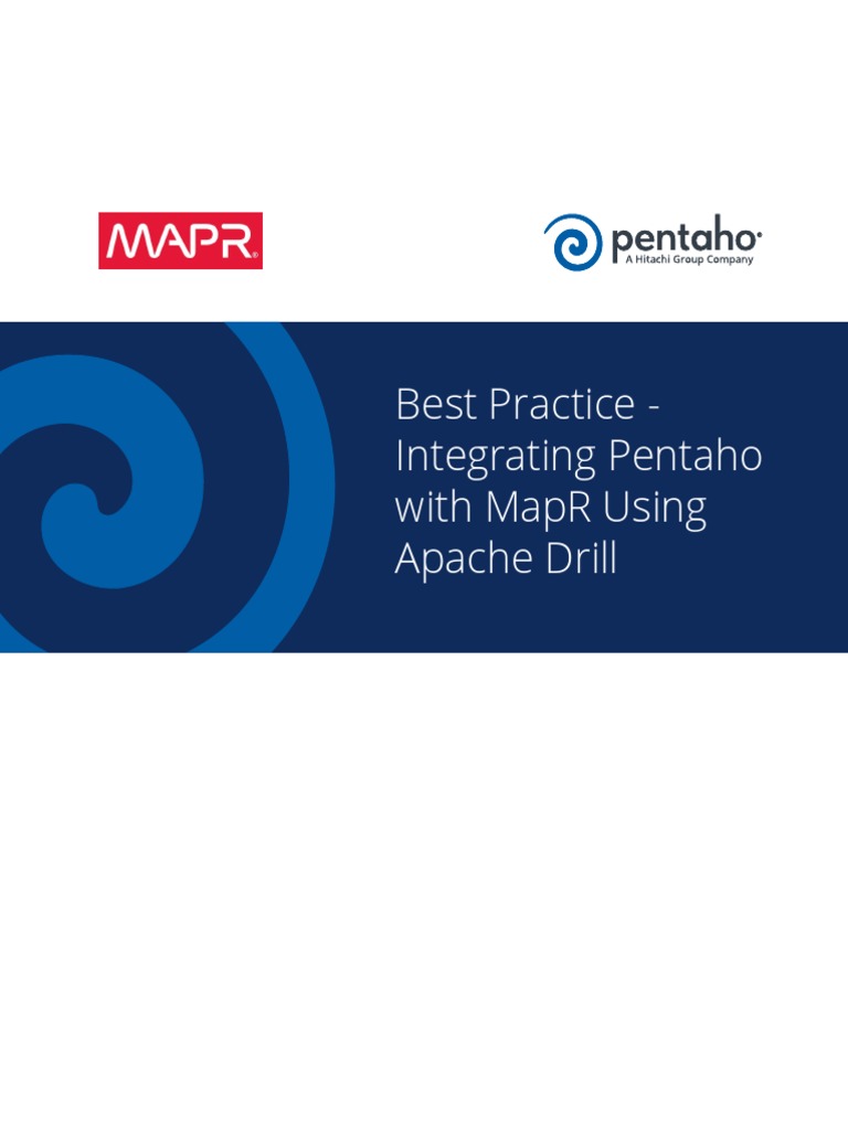 Integrate Pentaho With MapR Using Apache Drill | Download Free PDF | Databases | Information ...