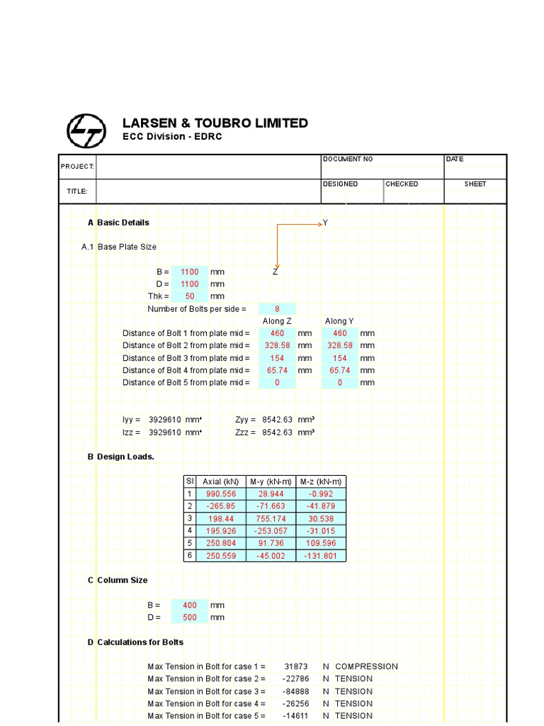 Larsen & Toubro Limited: ECC Division - EDRC | PDF | Screw | Classical ...